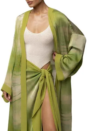 JLUXLABEL Bahia Satin Duster