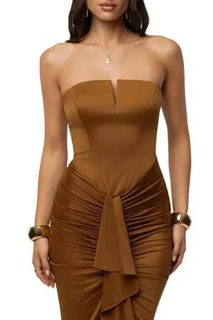 JLUXLABEL Isabella Strapless Maxi Gown