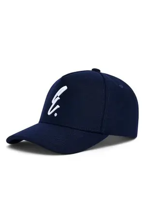 EASTSIDE GOLF Logo Embroidered Wool Melton Snapback Hat - Navy