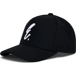 EASTSIDE GOLF Logo Embroidered Wool Melton Snapback Hat - Black