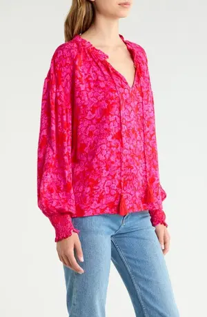 SUGARLIPS Weylin Split Neck Top