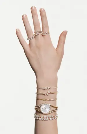 SWAROVSKI Mesmera Slider Bracelet With Mixed-cut Stones