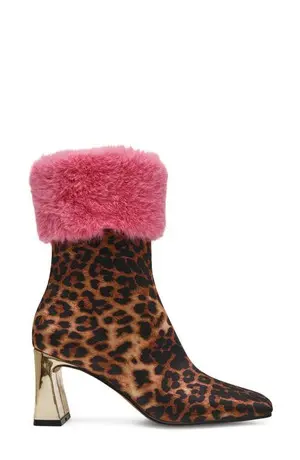 Betsey Johnson Vita Faux Fur Cuff Bootie