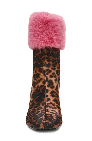 Betsey Johnson Vita Faux Fur Cuff Bootie
