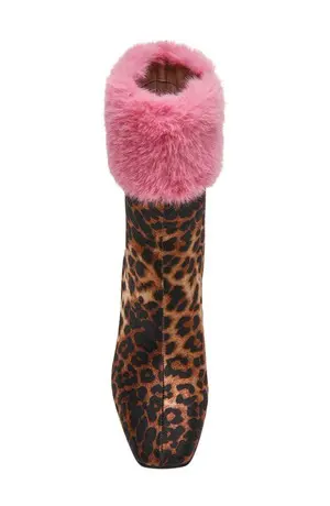 Betsey Johnson Vita Faux Fur Cuff Bootie