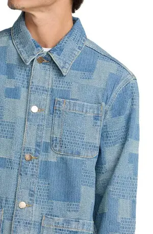 Rvca Boro Dayshift Patchwork Chore Coat