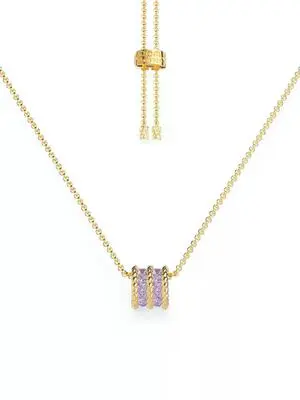 APM MONACO Cordage Crystal-embellished Necklace - Gold