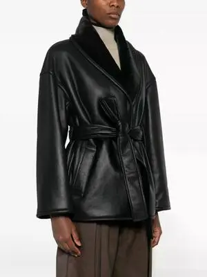 JOSEPH Manu Leather Coat