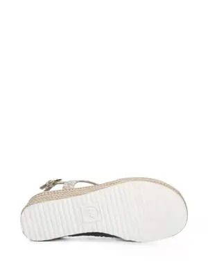Michael Kors Val Wedge Sandals Flip-flop Style With Exclusive Logo