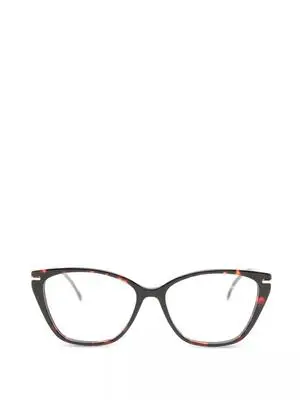 Carolina Herrera Tortoiseshell-effect Square-frame Glasses - Brown