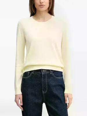 BENETTON Crew-neck Sweater - Yellow