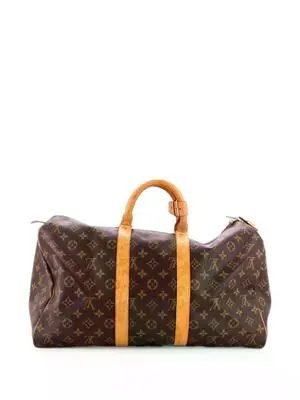 LOUIS VUITTON Keepall Monogram Canvas 45 Satchel Bag