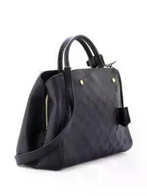 LOUIS VUITTON Montaigne Handbag Monogram Empreinte Leather Mm Satchel