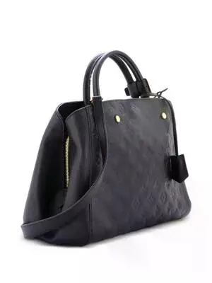 LOUIS VUITTON Montaigne Handbag Monogram Empreinte Leather Mm Satchel