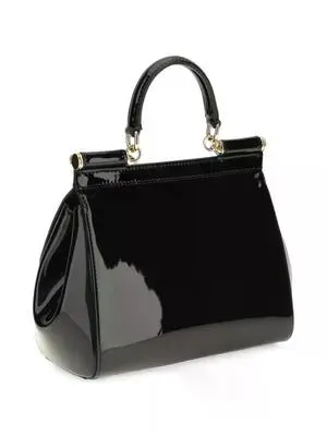 Dolce & Gabbana Small Sicily Handbag In Patent Leather