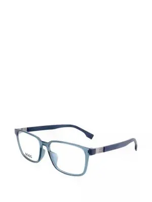 BOSS Rectangle-frame Glasses - Blue