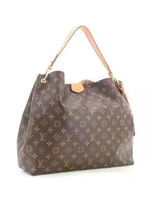 LOUIS VUITTON Monogram Canvas Mm Hobo Bag