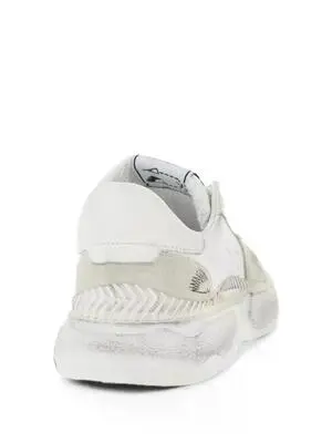 TRYPEE Distressed Leather Sneakers