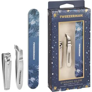 TWEEZERMAN Evening Glow 3-piece Manicure Set - No Color