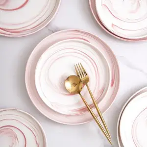 STONE + LAIN Brighton Porcelain 4-piece Salad Plate Set