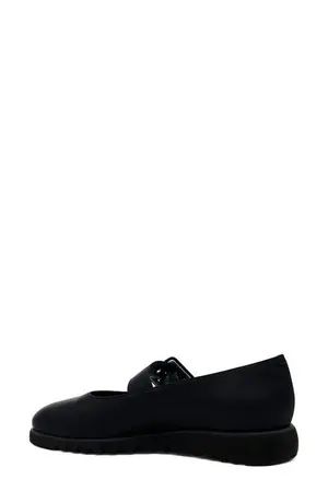 AMALFI BY RANGONI Energia Leather Mary Jane Flat - Black
