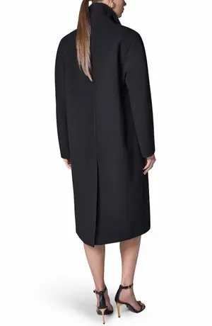 Donna Karan New York Double Breasted Slouch Coat