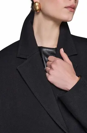 Donna Karan New York Double Breasted Slouch Coat