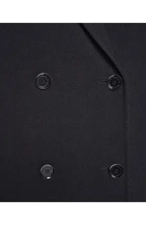 Donna Karan New York Double Breasted Slouch Coat