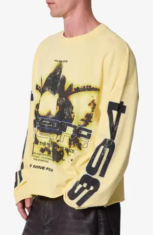 Mnml Bleeding Graphic Long Sleeve T-shirt