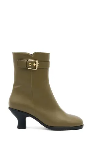 AMALFI BY RANGONI Baronessa Leather Bootie - Moss