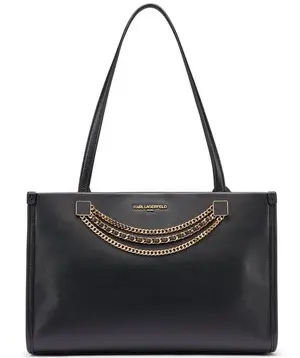 Karl Lagerfeld Paris Jade Shopper - Black/gold