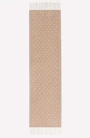 Lafayette 148 New York Jacquard Dot Cashmere Scarf