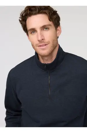 DUER Performance Flannel Quarter Zip