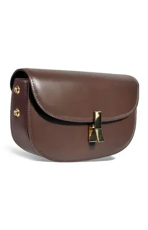 MI BOLSA LONDON Genuine Nappa Leather Top Handle Bag