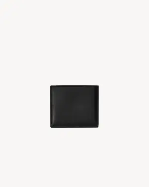 Saint Laurent Tiny Cassandre East/west Wallet With Coin Purse In Smooth Leather