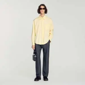 Sandro Oversized Cotton Shirt