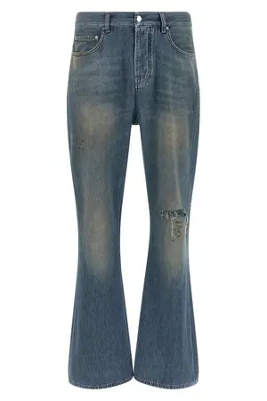 Amiri Slash Bootcut' Jeans - Blue