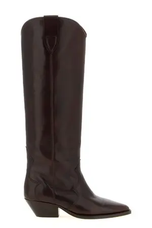 Isabel Marant Étoile Denvee' Western Style High Boots - Bordeaux