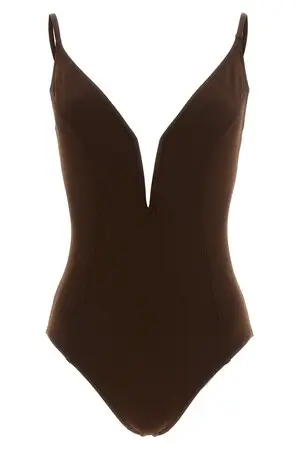 ERES Galbe' One-piece Swimsuit - Brown