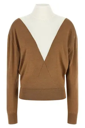Rabanne Sweater With Perforated Intarsia