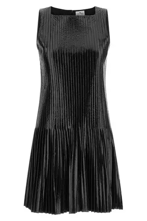 COURREGES Vinyl Pleated Dress