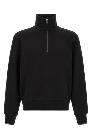 Hugo Boss Cotton Sweatshirt With Half Zip