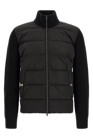Herno Padded Cardigan - Black