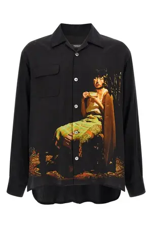 Undercover Shirt With Print - Black