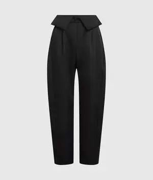 Karl Lagerfeld Kl Studio Satin Barrel-leg Pants