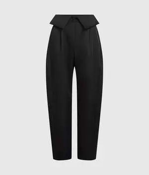 Karl Lagerfeld Kl Studio Satin Barrel-leg Pants