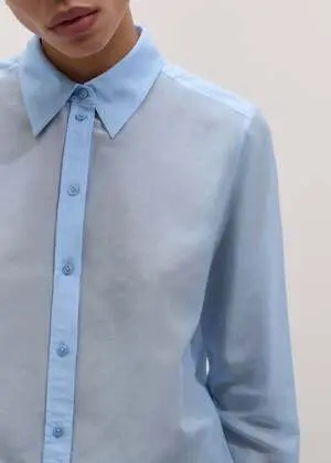 ME+EM Silk Cotton Cloud Layering Shirt + Tie