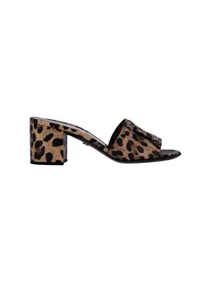 Dolce & Gabbana Logo Slides Sandals - Multi