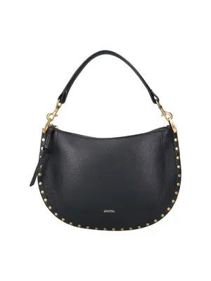 Isabel Marant Étoile Oskan Shoulder Bag With Stud Embellishments - Black