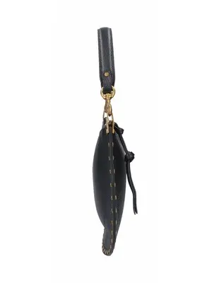 Isabel Marant Étoile Oskan Shoulder Bag With Stud Embellishments - Black